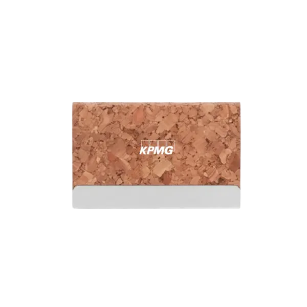MG Metal Business Card Holder-Cork – KPMG Brandstore